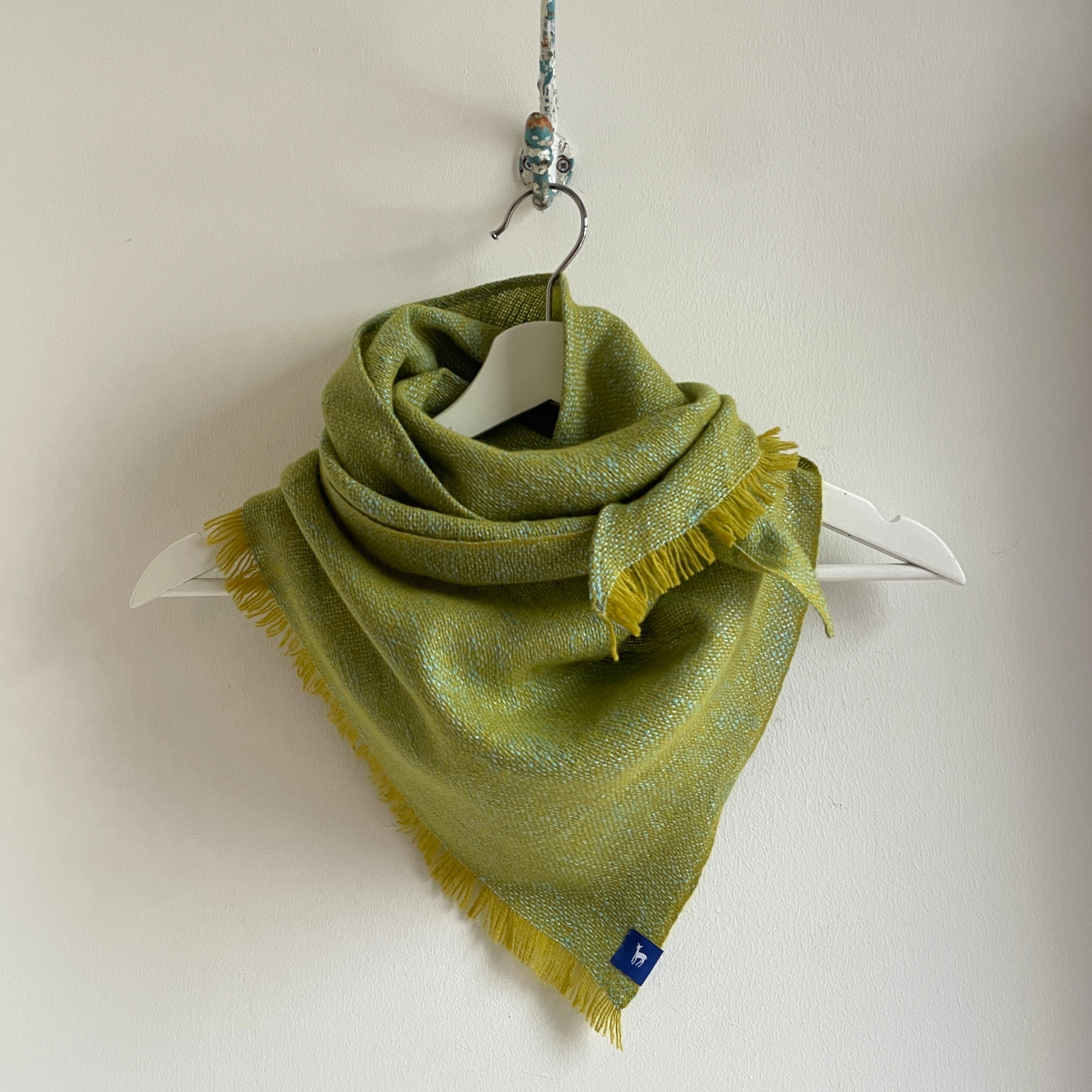 Cotton Linen Medium Triangle Scarves – Fiadh Woven